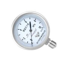 China 76mm Yueqing Pressure Instrument Manometer Pressure Gauge with Radial Diaphragm Seal for sale