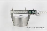 China Overvoltage Protection Capsule Micro Low Pressure Manometer with Matte Stainless Steel for sale