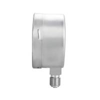 China YE75BF Natural Gas Pressure Gauge with Diaphragm Seal and 3/8 Threaded NPT Connection for sale