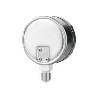 China YE75BF Natural Gas Pressure Gauge with Diaphragm Seal and 3/8 Threaded NPT Connection for sale