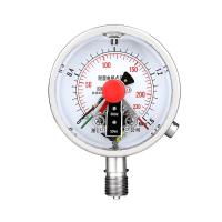 China OEM 4 Inch 1/2NTP Thread Shock-Proof Stainless Steel Electric Contact Pressure Gauges for sale