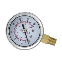 China Precision Measurement Co2 Air Pressure Manometer for Low Pressure Range of 2.5-400bar for sale