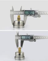 China 40mm Stainless Steel Housing 400bar General Pressure Gauge Manometer for 25 Range for sale