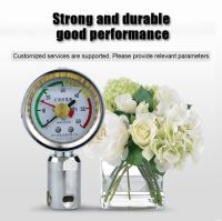 China OEM Glycerin Manometer Oil Shockproof Precision Manometer 2.5% Mining Pressure Meter Gauge for sale