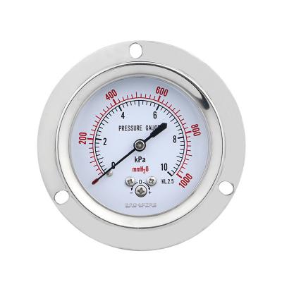 China Back Connected Capsule Air Pressure Gauge for 0-2.5 to 0-100KPa Range M14*1.5 Thread for sale