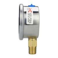 China High Precision 50mm Copper Joint Manometer for 0-10 Bar Gas Pressure Zhejiang Produced for sale