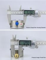 China High Precision 50mm Copper Joint Manometer for 0-10 Bar Gas Pressure Zhejiang Produced for sale