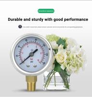 China 100mm Y50 High Accuracy Small Manometer Pressure Measuring Instrument for Liquid Gas for sale