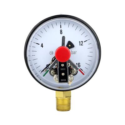 China 100mm Gauge Pressure Copper Connection Manometer for Gas Pressure Measurement YXC100 for sale