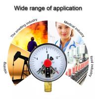 China 100mm Gauge Pressure Copper Connection Manometer for Gas Pressure Measurement YXC100 for sale