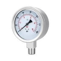 China Precision Instrument 1.6% Stainless Steel Pressure Gauge for Biogas Industry for sale