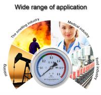 China Clamp Type Design 100mm Axial Hydraulic Oil Pressure Gauge for Precise Measurements for sale
