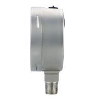 China Stainless Steel Housing 100mm Pressure Meter Gauge for Gas Meter Manometer Universal for sale