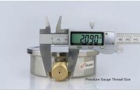 China Manufacturers Sales 100mm 60bar/Psi Bourdon Tube Glycerin Filled Oil Pressure Gauge for sale