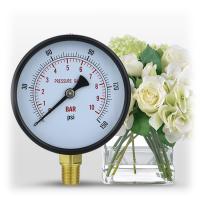 China Made Hydraulic Manometer Gas Bull Manometer 1.6% 2.5% Pressure Universal Pressure Meter Gauge for sale