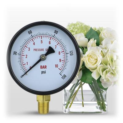 China Made Hydraulic Manometer Gas Bull Manometer 1.6% 2.5% Pressure Universal Pressure Meter Gauge for sale
