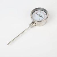 China Stainless Steel Bimetal Thermometer 3 Inch 0-150 Degree for Industrial Applications for sale