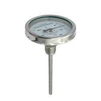 China Stainless Steel Bimetal Thermometer 3 Inch 0-150 Degree for Industrial Applications for sale