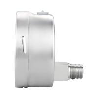 China OEM Supported Universal 100mm 1.6% Full ss Manometer Pressure Gauge for Gas and Liquid for sale