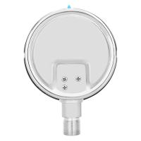 China High Precision 100KPa Micro Pressure Gauge with Dual Scale and Stainless Steel Housing for sale