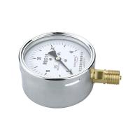China Isolation Diaphragm M20*1.5 Burner Steam Boiler Pressure Gauge for Gas Pressure 0-100kpa for sale