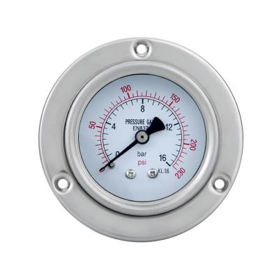 China 60mm Stainless Steel Pressure Gauge for Precise High Pressure Hydraulic Measurement for sale