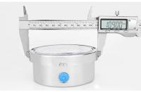China 304 Stainless Steel M20*1.5 100mm Capsule Pressure Gauge for Precise Oil Gas Measure for sale