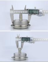 China 60mm Stainless Steel Pressure Gauge for Precise High Pressure Hydraulic Measurement for sale