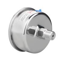 China 60mm 1.6% 16bar Rear Mounting Front Flange Air Pressure Gauge for ZG1/4 Thread Y60ZBF for sale