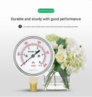 China 2.5 Inch 0-5psi Diaphragm Capsule Micro Pressure Manometer Gas 2.5% Pressure Meter Gauge for sale
