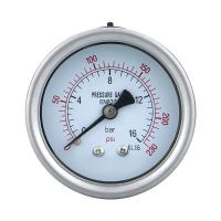 China CE Certified Stainless Steel Pressure Gauge for Pressure Measuring 0...1...1000bar Range for sale