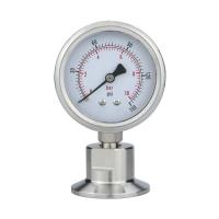 China Manufactured Precision 2.5% Glycerin Filled Steel Manometer for Clamp Pressure Gauge for sale