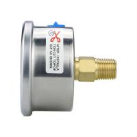 China High Precision Dry Pressure Gauge with 50mm Diameter and 400bar Range Made in Zhejiang for sale