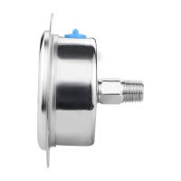 China Zhejiang Manufactured 62.2mm All Stainless Steel Pressure Gauge with Flanged Edge for sale