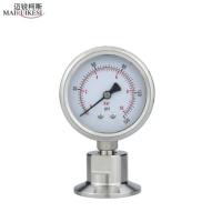 China Sanitary Industry 50.5mm Clamp Diaphragm Manometer Pressure Gauges with 40 Range by OEM for sale