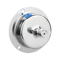 China Y60ZTBF 2.5-inch Stainless Steel Pressure Gauge with 2.5% Accuracy and Flanged Edge for sale