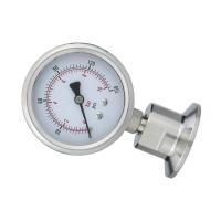 China Sanitary Industry 50.5mm Clamp Diaphragm Manometer Pressure Gauges with 40 Range by OEM for sale