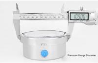 China High Pressure Gas Meter 2.5% Accuracy Stainless Steel Diaphragm Seal Pressure Gauge for sale