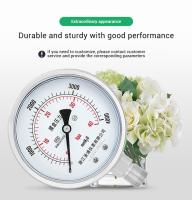 China High Pressure Gas Meter 2.5% Accuracy Stainless Steel Diaphragm Seal Pressure Gauge for sale