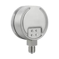 China 100mm 304ss Manometer Diaphragm Seal Pressure Gauge for Air Pressure Measuring Device for sale