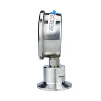 China 50.5/64 mm Chuck Type Diaphragm Pressure Gauges for Sanitary Industry Production Line for sale