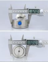 China 50.5/64 mm Chuck Type Diaphragm Pressure Gauges for Sanitary Industry Production Line for sale