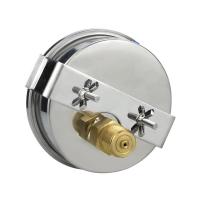 China Production Stainless Steel 60mpa 1.6% High Accuracy Design Axial Clip Type Gas Manometer for sale