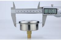 China 60mm Back Connection Flanged Water Gas Hydraulic Pressure Gauge Manometer for Your for sale