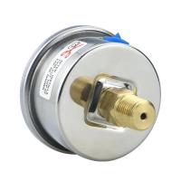 China OEM All Stainless Steel Axial Manometer Pressure Gauge for Liquid Gas 's Professional for sale