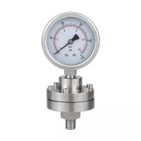 China Zhejiang Made 2.5 Precision 60mm Stainless Steel Diaphragm Pressure Gauges with Long for sale