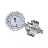 China Zhejiang Made 2.5 Precision 60mm Stainless Steel Diaphragm Pressure Gauges with Long for sale