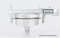 China YE100ZTBF Stainless Steel Pressure Gauge with High Precision and Oxygene Measurement for sale