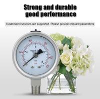 China Zhejiang Stainless Steel Hydraulic High Pressure Gauges Manometer for Water Gas Liquid Y60BF for sale