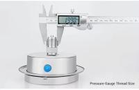 China High Precision Axial Pressure Meter Gauge for Air and Liquid 0-1 to 0-100 kpa Zhejiang for sale